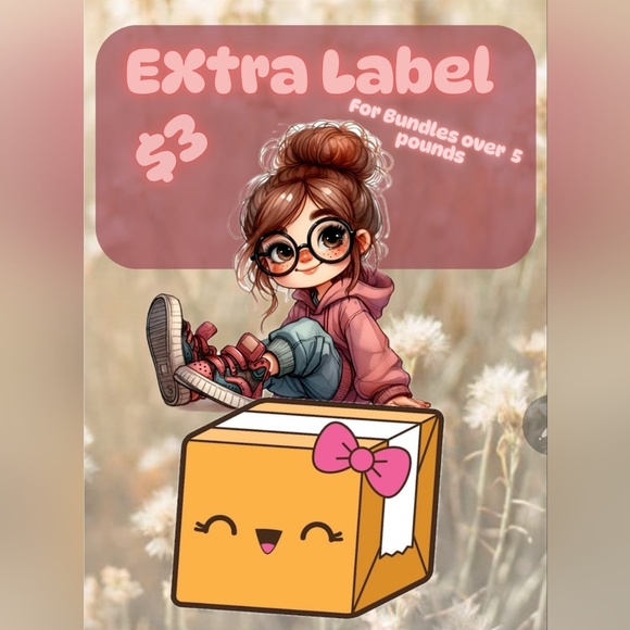Other | Extra Shipping Label | Poshmark